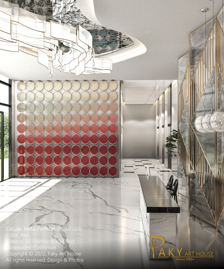 Circular Metal Partition – Paky Art House